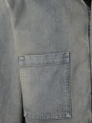 Rick Owens Jumbo Denim Jacket - Blue