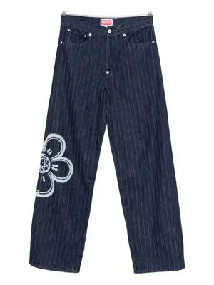 Kenzo Wide-leg Pinstripe Jeans