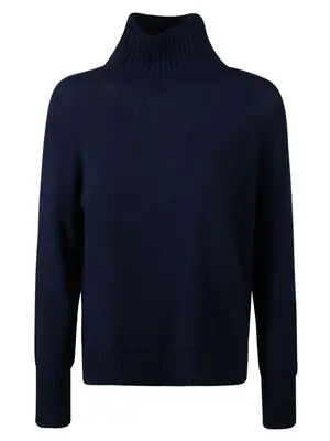 ALLUDE Cashmere Turtleneck - Blue