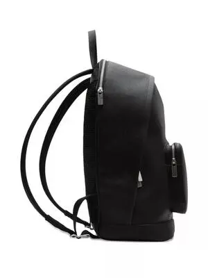 Burberry Logo-plaque Leather Backpack