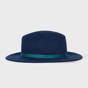 Paul Smith Wool Fedora Hat - Blue