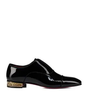 Christian Louboutin Glossed Oxfords For Men