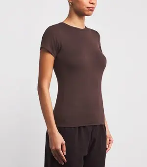 Eterne Cotton-modal Crewneck T-shirt