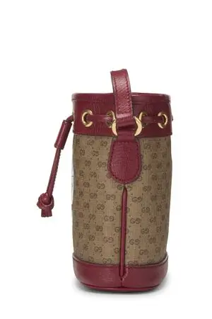 Gucci Doraemon X Coated Canvas Bucket Bag - Red