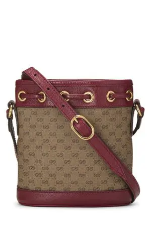 Gucci Doraemon X Coated Canvas Bucket Bag - Red