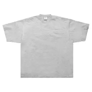 Vetements Metalized Wrinkled Logo Embroidered T-shirt - Grey