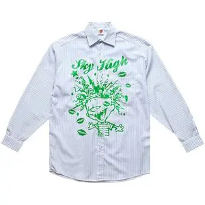 SKY HIGH FARM WORKWEAR Mindblown Print Button-up Shirt