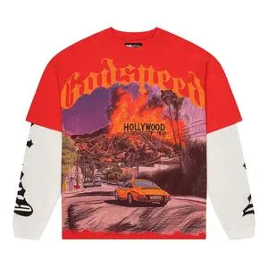 GODSPEED Los Scandalous Layered T-shirt - Red