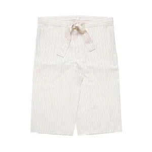 MAISON MARGIELA Pinstripe Drawstring Shorts - Cream