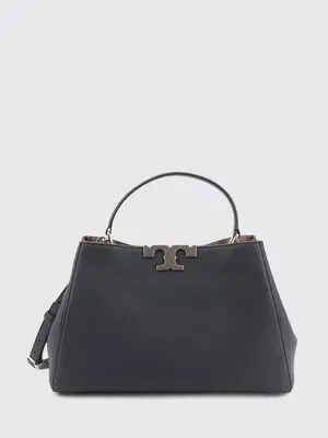 Tory Burch Eleonora Grained Leather Handbag - Black