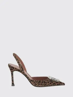 Amina Muaddi Slingback Pumps With Embellished Buckle