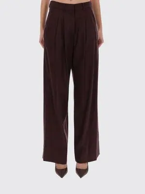 PT TORINO Wide Leg Trousers - Burgundy