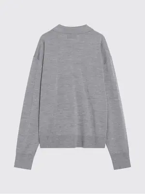 Ami Collared Polo Shirt - Grey