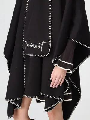 TWINSET Cape - Black