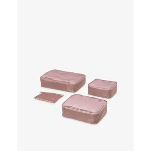 Herschel Supply Co. Kyoto Packing Cubes Set Of Four - Ash Rose Tonal