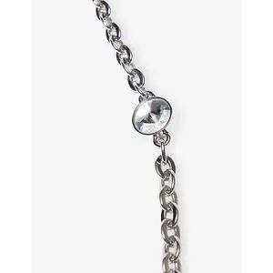 Maje Rhinestone Chain Shoulder Strap