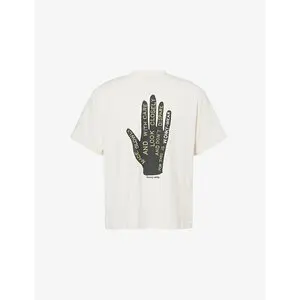 STORY MFG. Grateful Short-sleeve Cotton T-shirt - Ecru