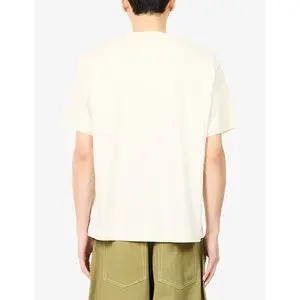 STORY MFG. Grateful Short-sleeve Cotton T-shirt - Ecru