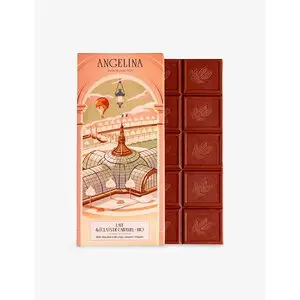 ANGELINA Organic Fleur De Sel And Crispy Caramel Milk Chocolate Bar 100g - One-color