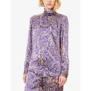 Dries Van Noten Contisy Printed Silk Shirt