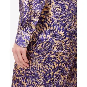 Dries Van Noten Contisy Printed Silk Shirt