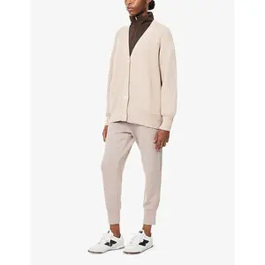 Varley Sitges Button-through Knitted Cardigan - Cement
