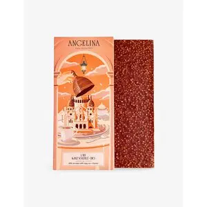 ANGELINA Organic Crispy Rice Milk Chocolate Bar 100g - One-color