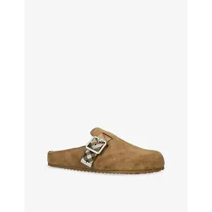 Burberry Urchin Suede Clogs