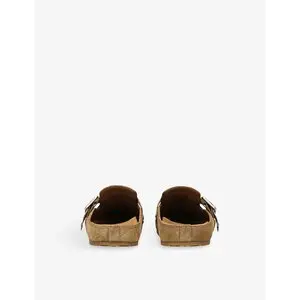 Burberry Urchin Suede Clogs