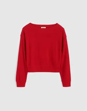 Madewell Rib-knit Boatneck Top