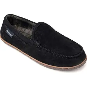 Minnetonka Tilden Slipper - Black Ruff