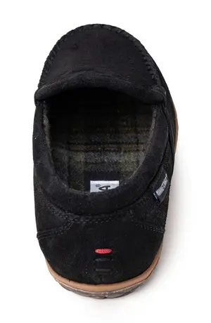 Minnetonka Tilden Slipper - Black Ruff
