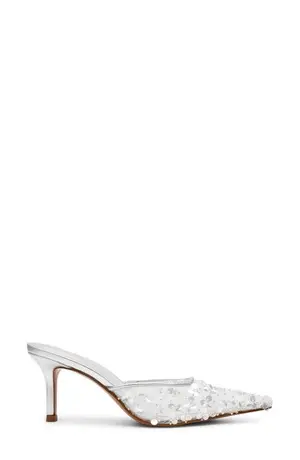 Steve Madden Alexi Mule - Silver Sequin