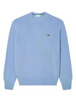 Lacoste Crew-neck Wool Sweater - Blue