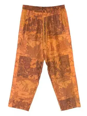 PIERRE-LOUIS MASCIA Patchwork Printed Trousers