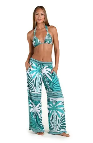 SUNSHINE 79 Printed Wide-leg Pants