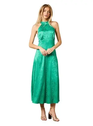 OASIS Halterneck Midi Dress