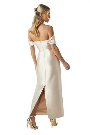 Coast Column Midi Bridesmaid Dress - Champagne
