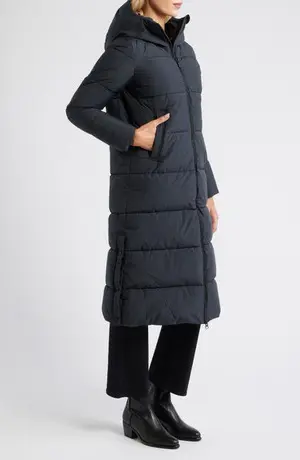 SAVE THE DUCK Miss Quilted Longline Coat