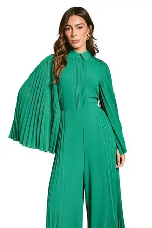 Coast Pleated Wide Leg Jumpsuit