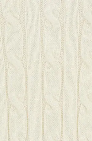 Barbour Cable Stitch Polo Sweater - Cloud