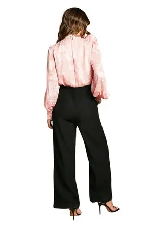 Coast Satin Jacquard Corsage 2-in-1 Jumpsuit