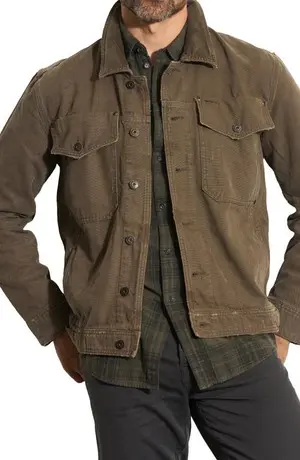 ROAN Baron Canvas Trucker Jacket - Hickory