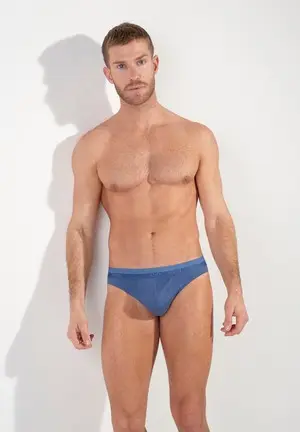 HOM Classic Mini Briefs - Jeans Blue