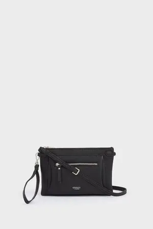 OSPREY LONDON Ruby Leather Bag - Black