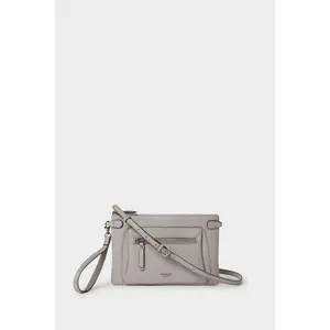 OSPREY LONDON Ruby Leather Crossbody Clutch - Stone