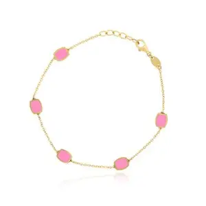 THE LOVERY FINE JEWELRY Icon Bracelet - Bubblegum Pink