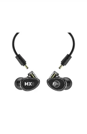 MEE AUDIO Mx3 Pro Triple Driver Musicians' In-ear Monitors - Smoke