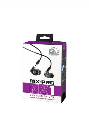 MEE AUDIO Mx1 Pro Single Driver Musicians' In-ear Monitors - Smoke