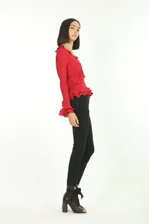 SECRET PON-PON Sander Blouse - Lipstick Red
